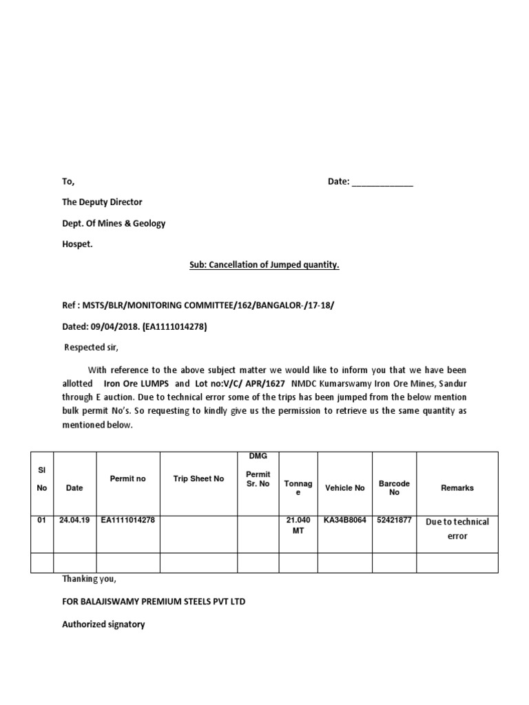 SL No Date Permit No Trip Sheet No DMG Permit Sr. No Tonnag e Vehicle ...