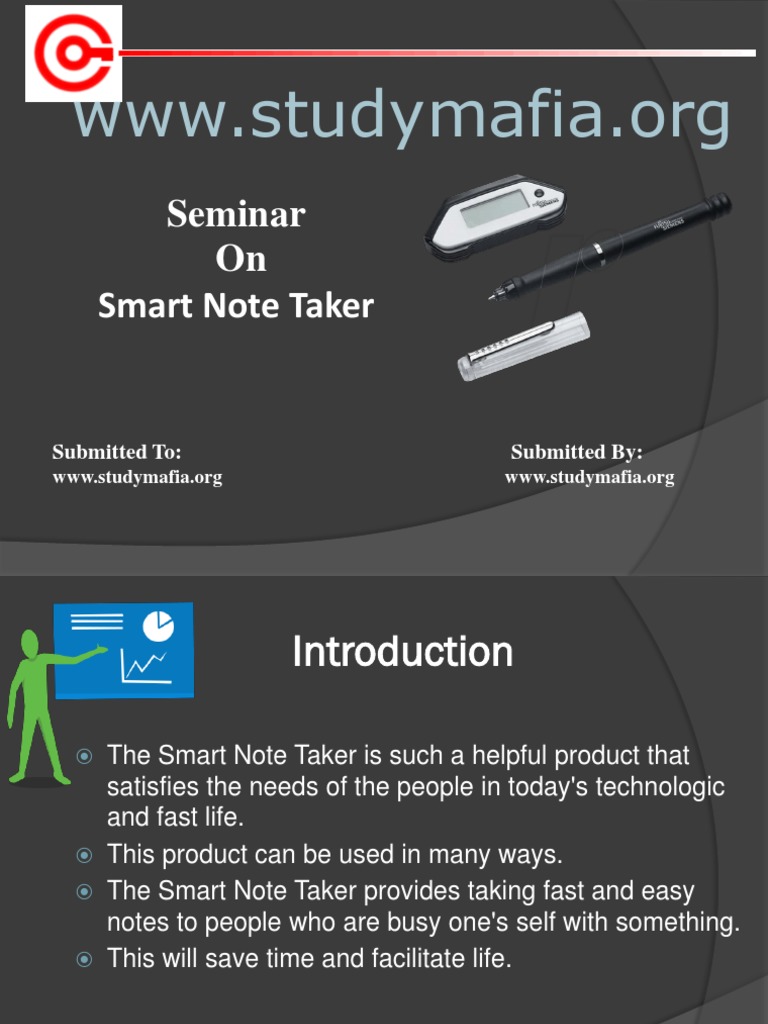 Smart Note Taker: Innovative Note Technology | PDF | Personal Computers ...