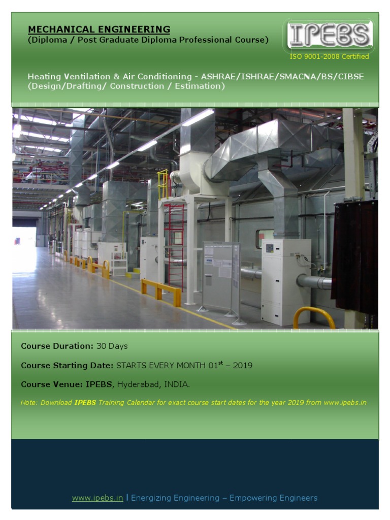 HVAC Design and Drafting Course | PDF | Hvac | Duct (Flow)
