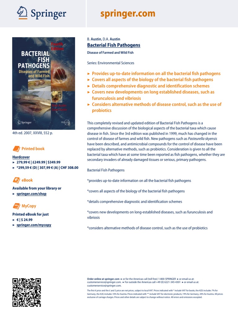 Bacterial Fish Pathogens Overview | PDF | Bacteria | Medicine