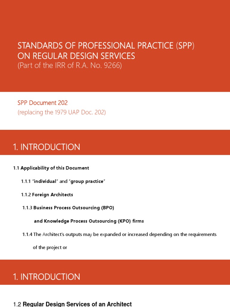 3 Regular Design Services | PDF | Architect | Construction Bidding