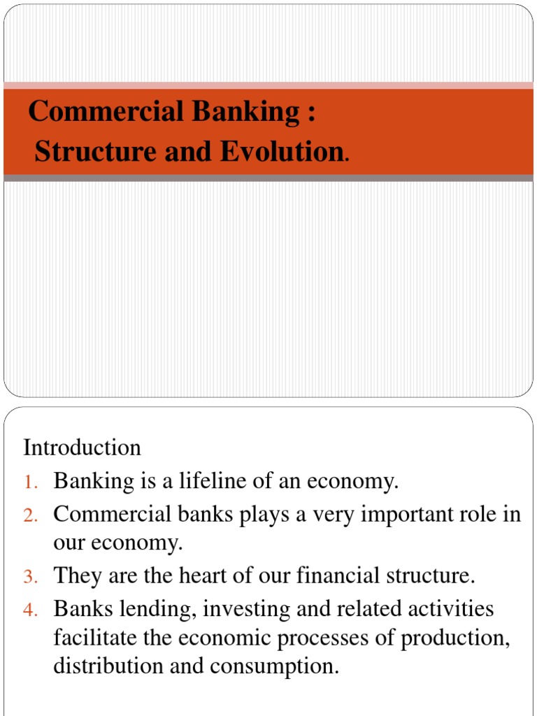 Banking Structure and Evolution | PDF | Deposit Account | Banks