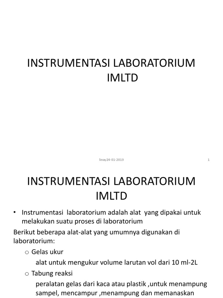 Instrumentasi Laboratorium B | PDF