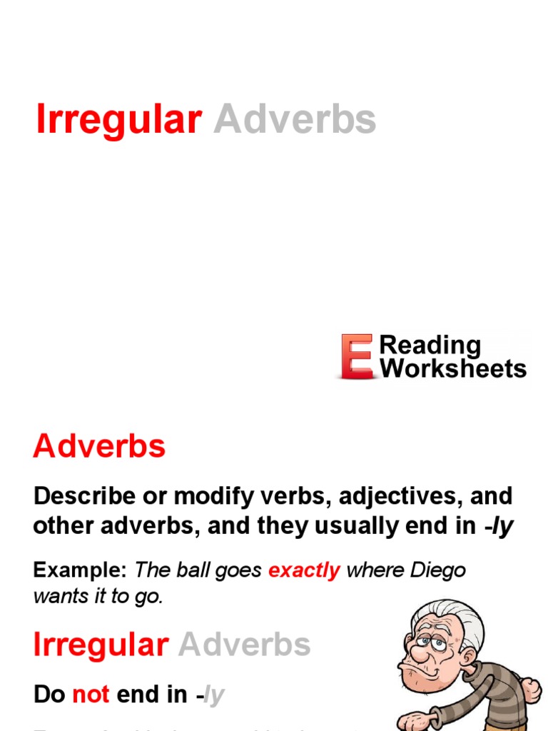 Irregular Adverbs | PDF
