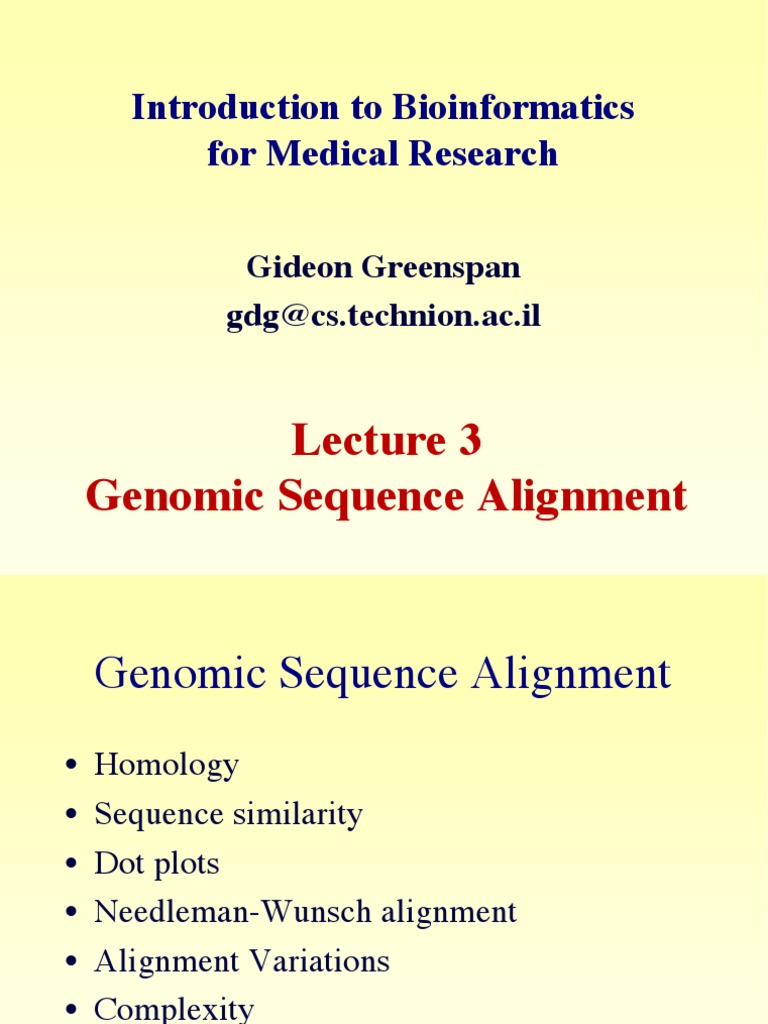 Genomic Sequence Alignment | PDF | Sequence Alignment | Blast