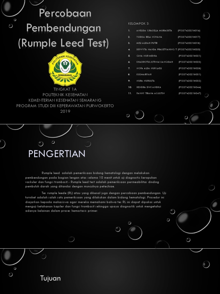 Percobaan Rumple Leed | PDF