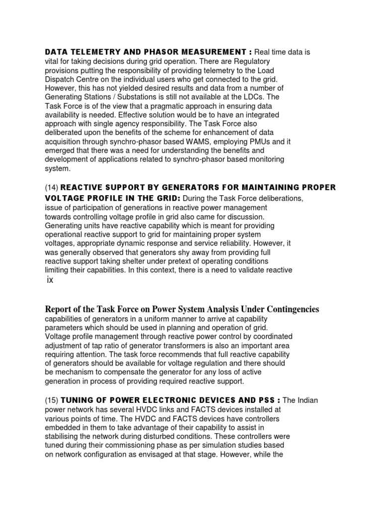 Report On Power System Analysis | PDF | High Voltage Direct Current ...