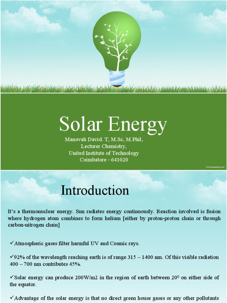 An In-Depth Look at Solar Energy: Its Mechanisms, Conversion Methods ...