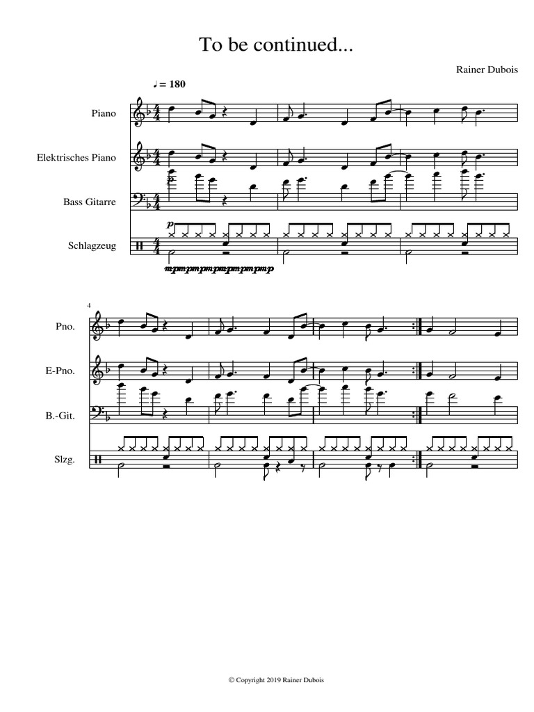 To Be Continued... | PDF