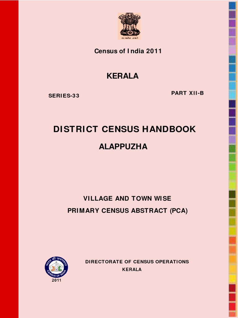 3211 Part B Alappuzha PDF | PDF | Census