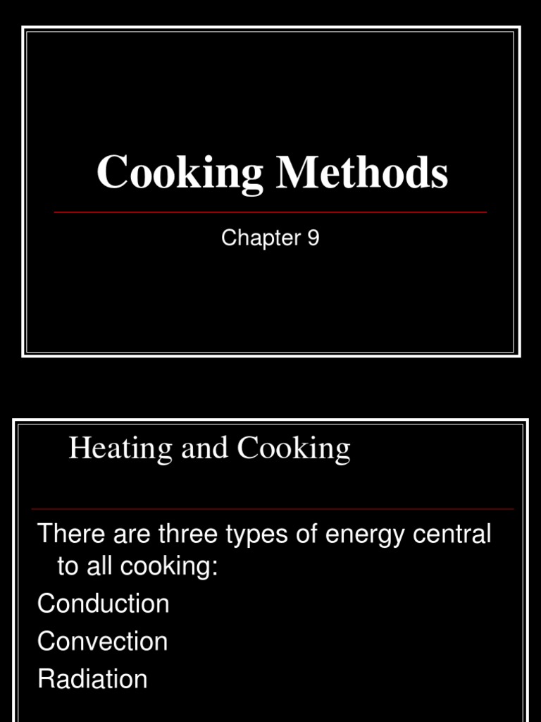 Cooking Methods | PDF | Stir Frying | Cooking