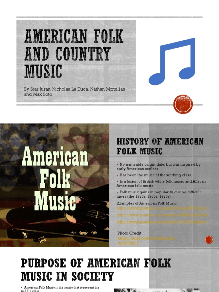 American Folk vs. Country Music | PDF | Country Music | American Folk Music