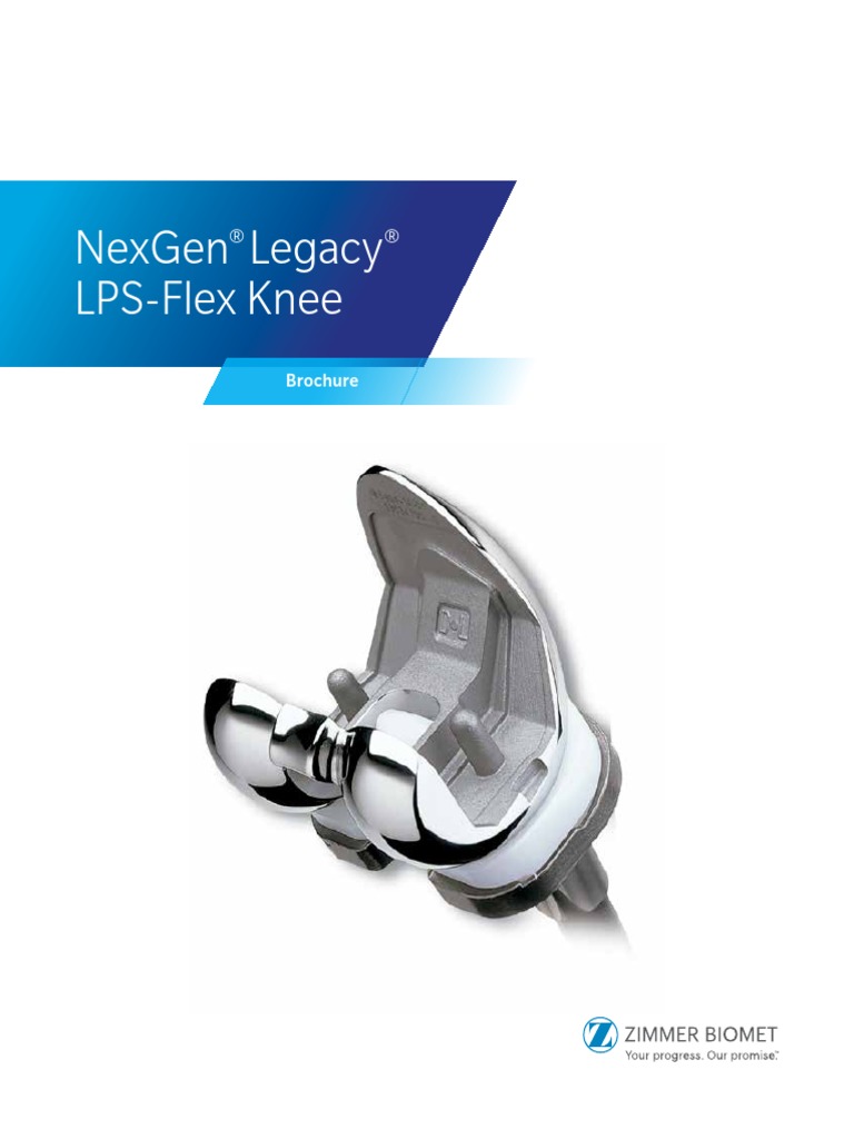 Nexgen Legacy Lps Flex Knee Brochure | PDF | Knee | Anatomical Terms Of ...