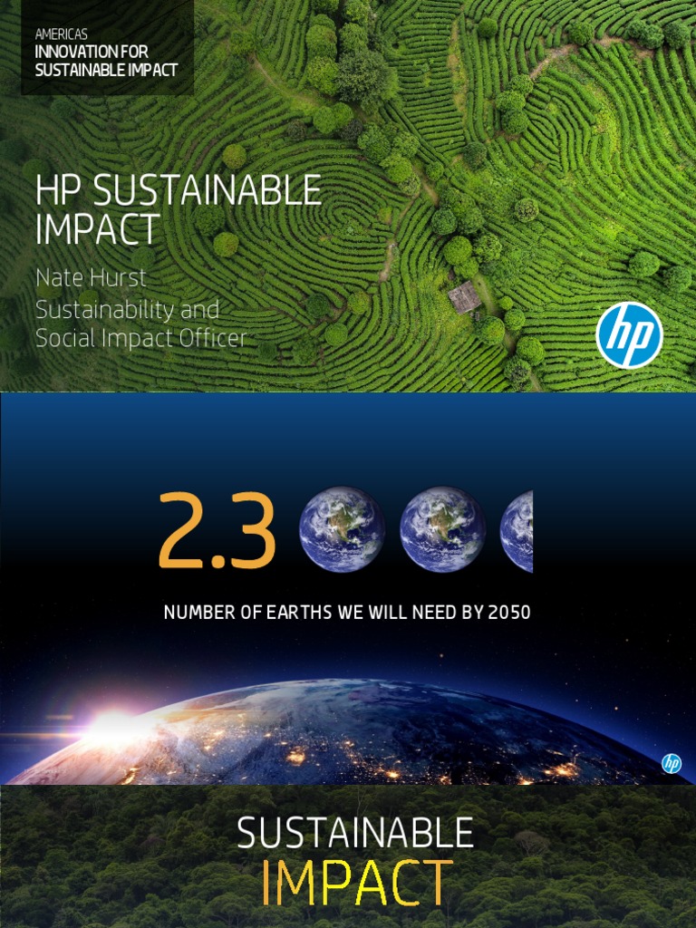 Sustainable Impact HP | PDF | Hewlett Packard | Sustainability