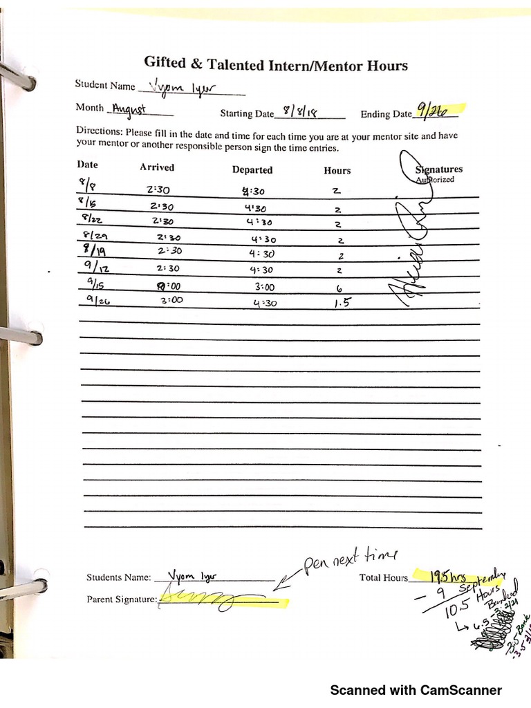 Hours Sheets-20190501100738 | PDF