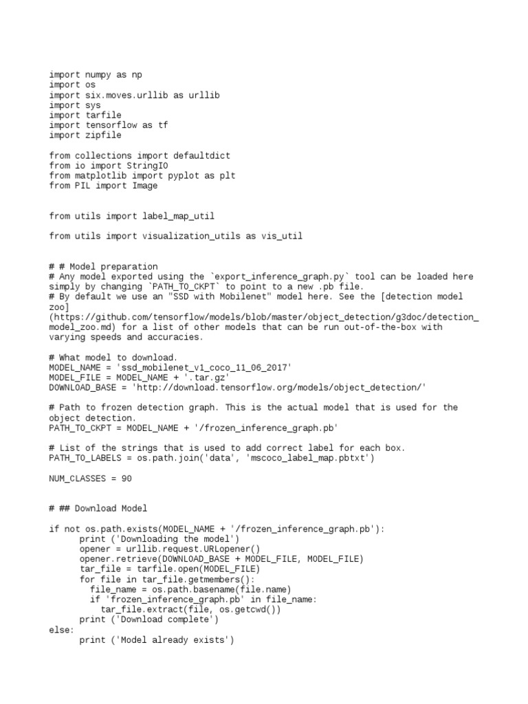 Object Detection Webcam | PDF | Areas Of Computer Science | Computing