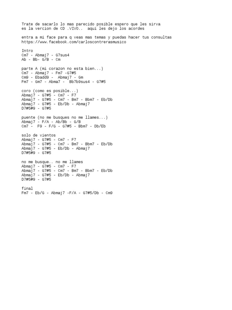 Como Es Posible Que A Mi Lado Luis Miguel Tutorial Piano (Descrição) | PDF