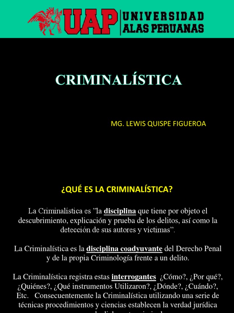 Criminalistica PDF | PDF | Ciencia forense | Criminología