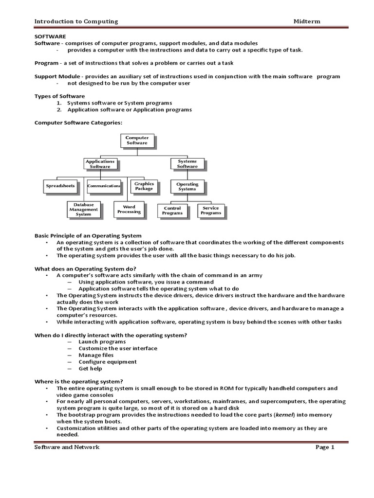 Itc 1cs1 Pdf Pdf Operating System Installation Computer Programs