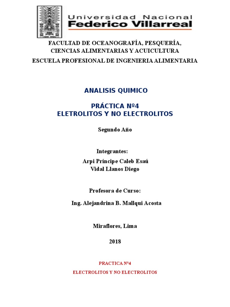 Clasificación de Electrolitos y No Electrolitos | PDF | Electrólito | Ácido