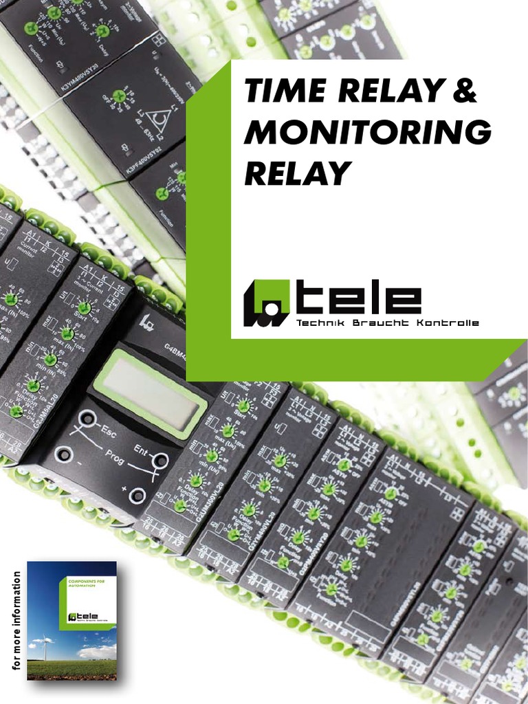 Time Relay Monitoring Relay Eng | PDF | Relay | Electrical Equipment