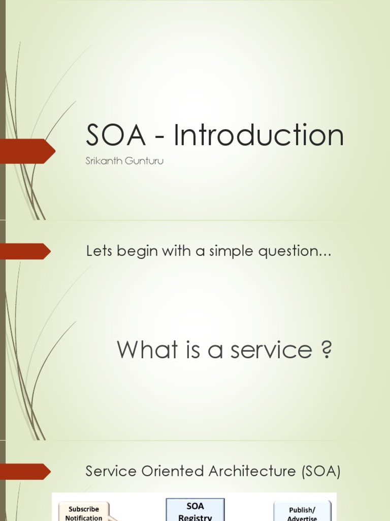 SOA Introduction | PDF | Representational State Transfer | Hypertext ...