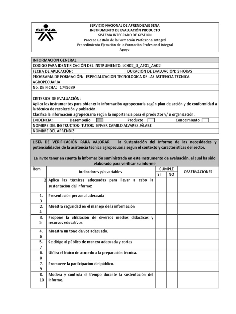 Formato Sustentacion de Proyecto | PDF | Evaluación | Calidad (comercial) Formato Sustentacion de Proyecto | PDF | Evaluación | Calidad (comercial)