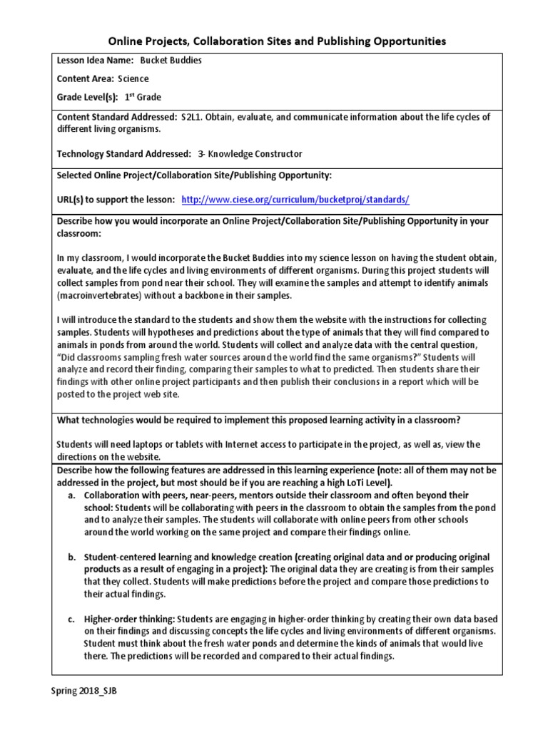 Online Projects, Collaboration Sites and Publishing Opportunities | PDF ...