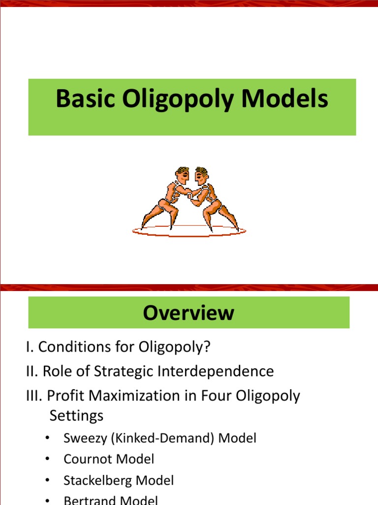 Basic Oligopoly Model | PDF | Oligopoly | Economic Equilibrium