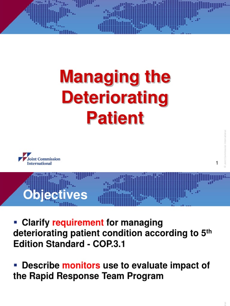 Managing The Deteriorating Patient | PDF | Intensive Care Unit ...