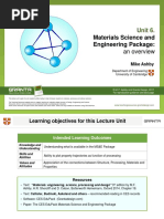 Lab 1 - CES EduPack - Basic Tools For Materials Selection - Note | PDF ...