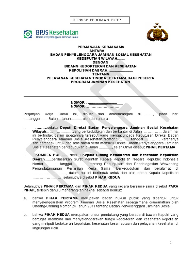 Pks Bpjs Dan Biddokkes 2019 | PDF