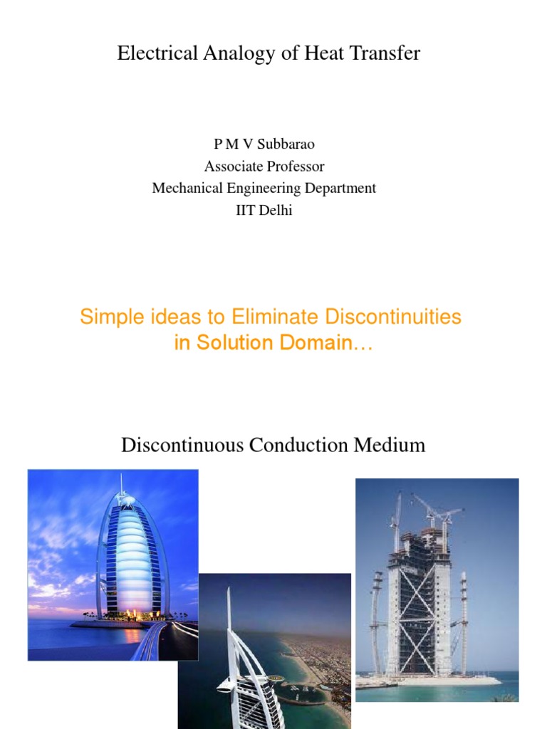 Electrical Analogy of Heat Transfer: Simple Ideas To Eliminate ...