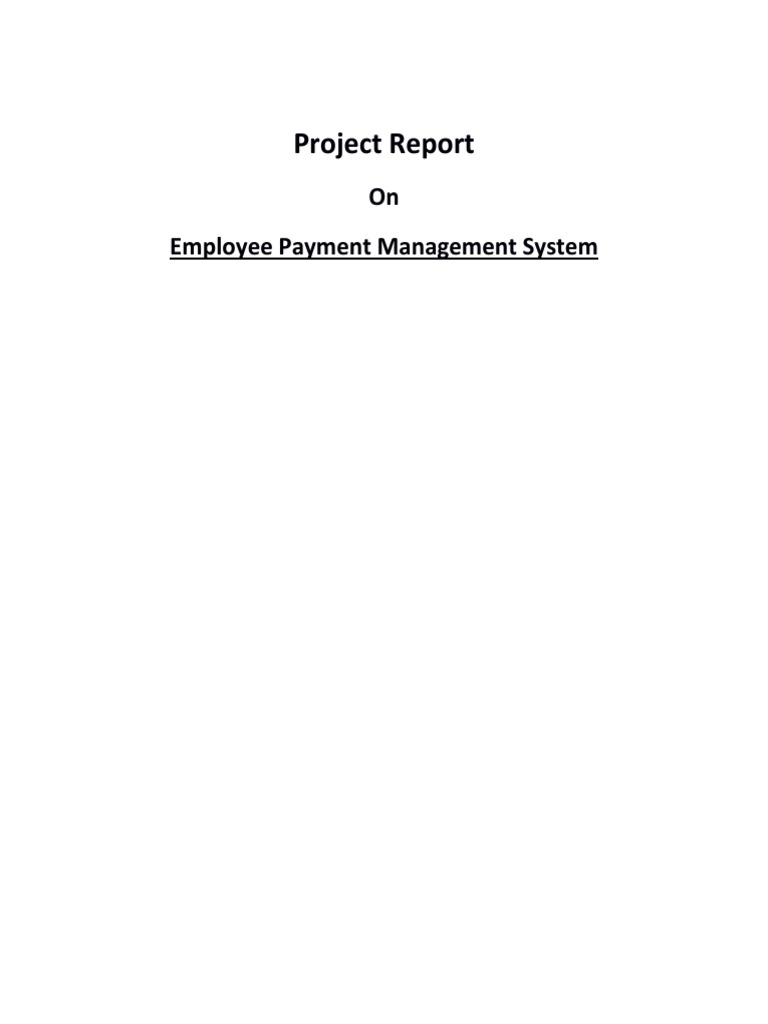 Employee Payment Management System | PDF | Python (Programming Language ...
