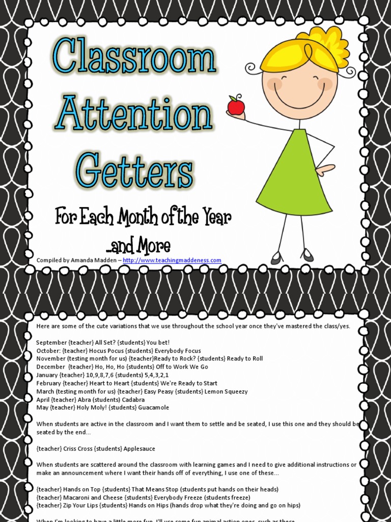 Attention Getters PDF | PDF