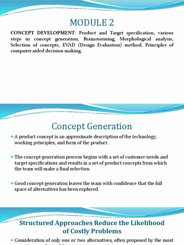 CONCEPT DEVELOPMENT: Product and Target Specification, Various | PDF ...