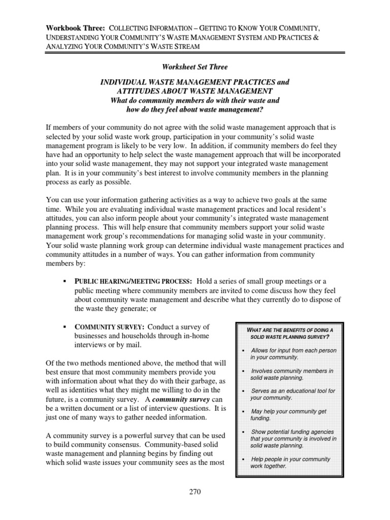 Survey 2 | PDF | Municipal Solid Waste | Landfill
