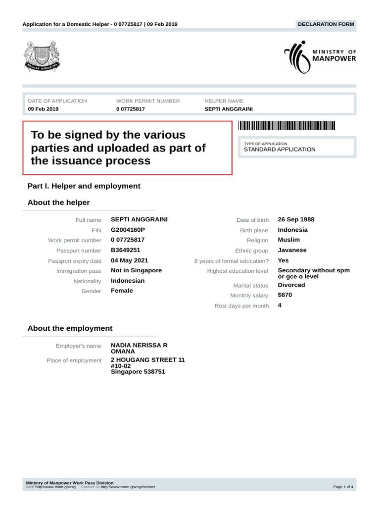 Declaration Form | PDF | Social Institutions | Social Science