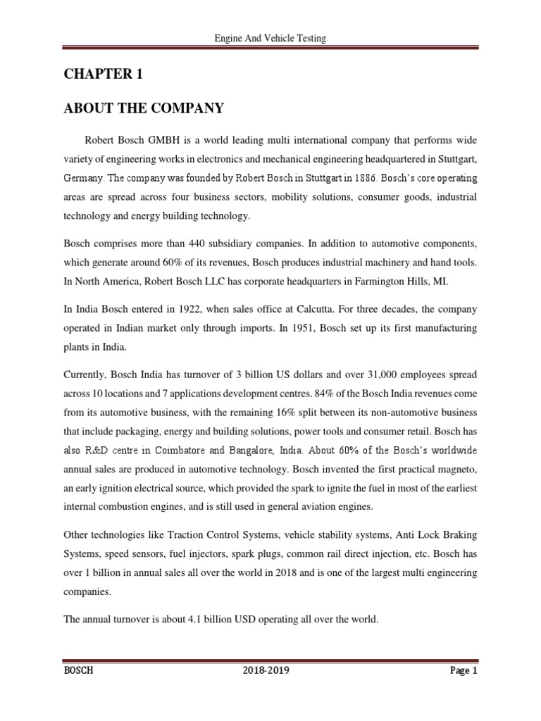 Navi Bosch Report | PDF | Internal Combustion Engine | Diesel Engine