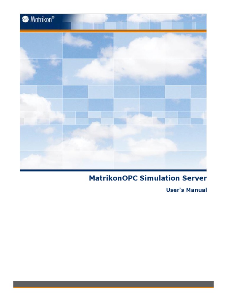 MatrikonOPC Simulation Server Explicación de TagID | PDF | Component Object Model | Device Driver