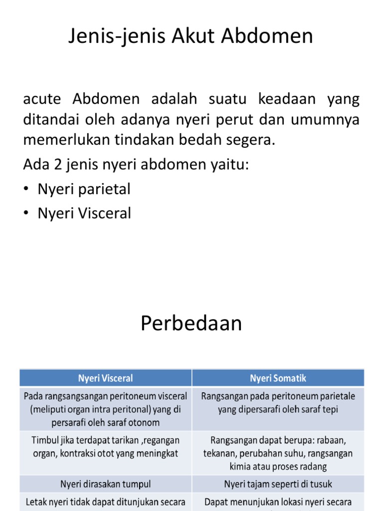 Akut Abdomen | PDF