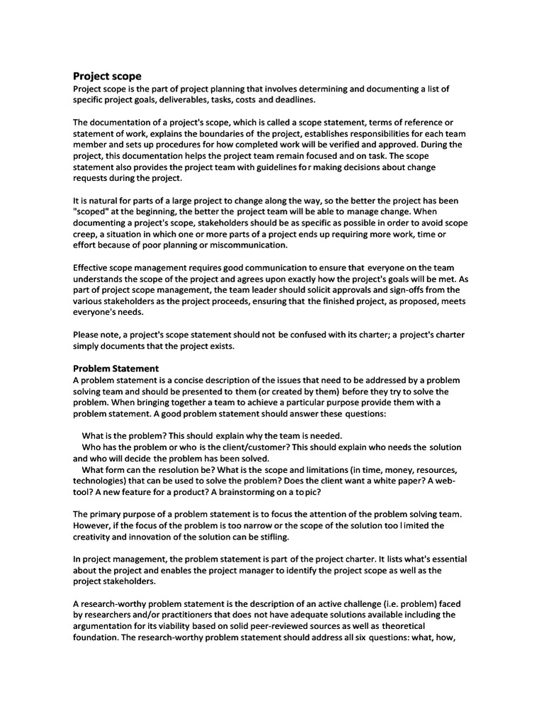 Project Planning and Management PDF | PDF | Strategic Management ...