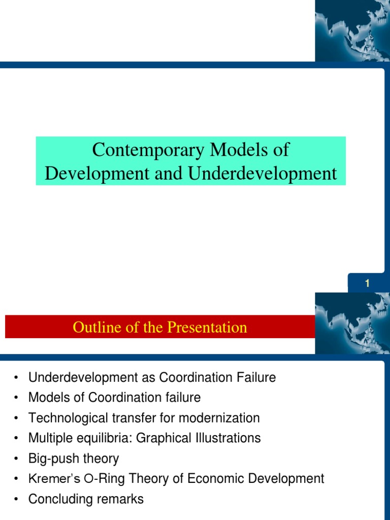 Contemporary Development Models Explained | PDF | Economic Equilibrium ...