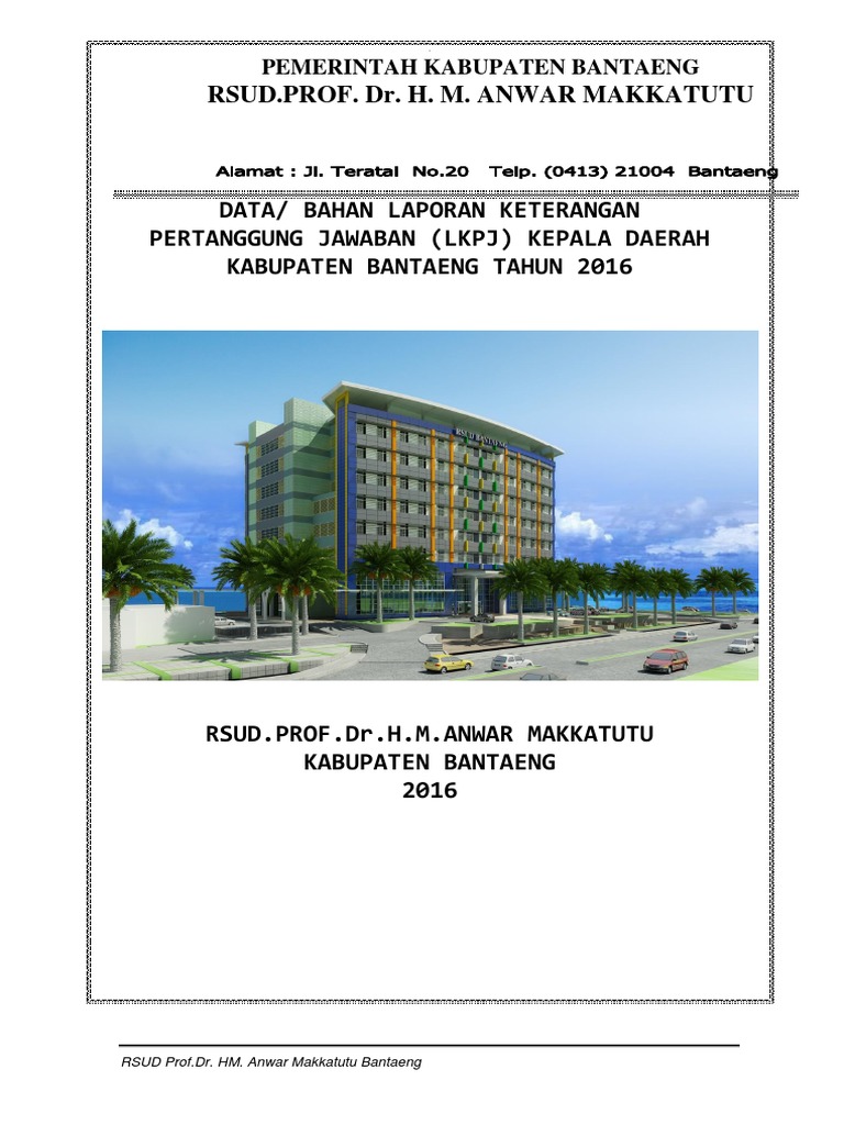 LKPJ Rsud 2016 | PDF