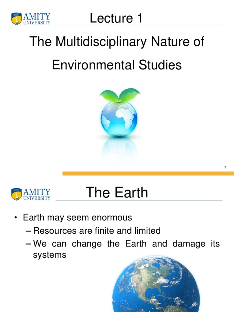 The Multidisciplinary Nature of Environmental Studies | Sustainability ...