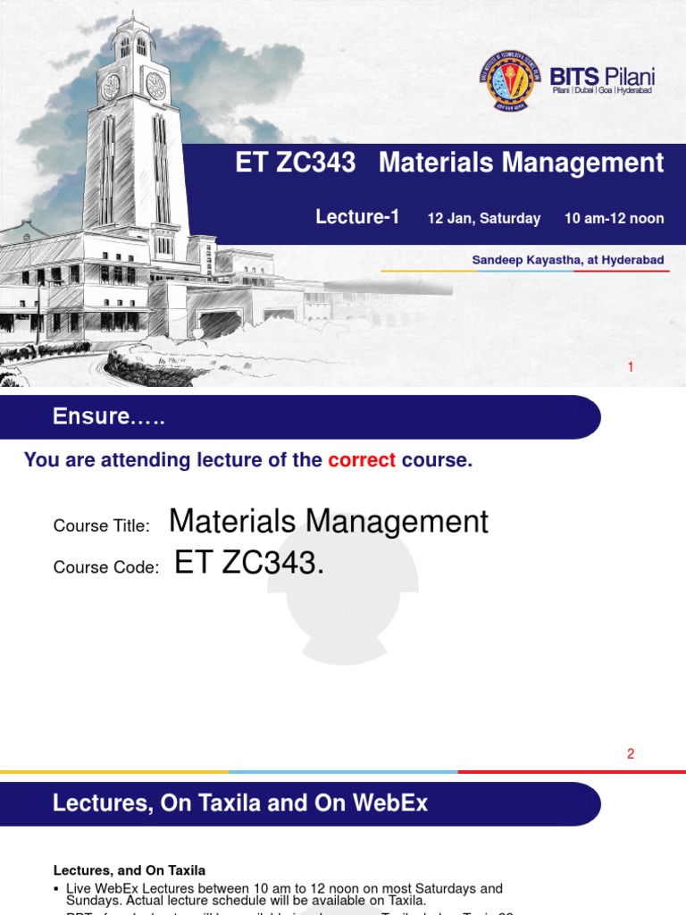 01 - Materials Management Slide 01 To 13 PDF | PDF | Supply Chain ...