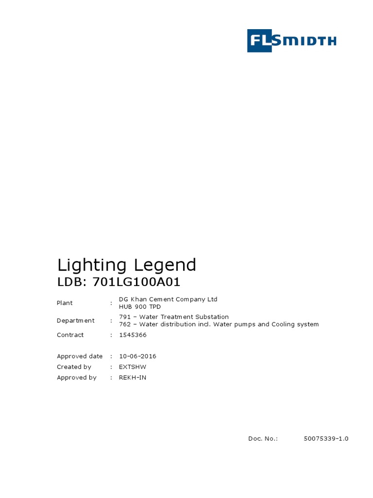 Lighting Legend: LDB: 701LG100A01 | PDF | Stairs | Concrete