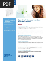 ZLT S20 CPE Router Datasheet | PDF | Wi Fi | Computer Network