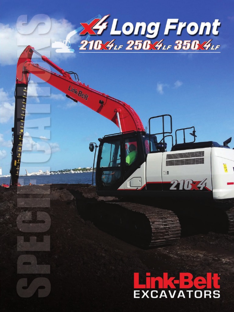 Link Belt X4 Long Front Family | PDF | Horsepower | Diesel Engine