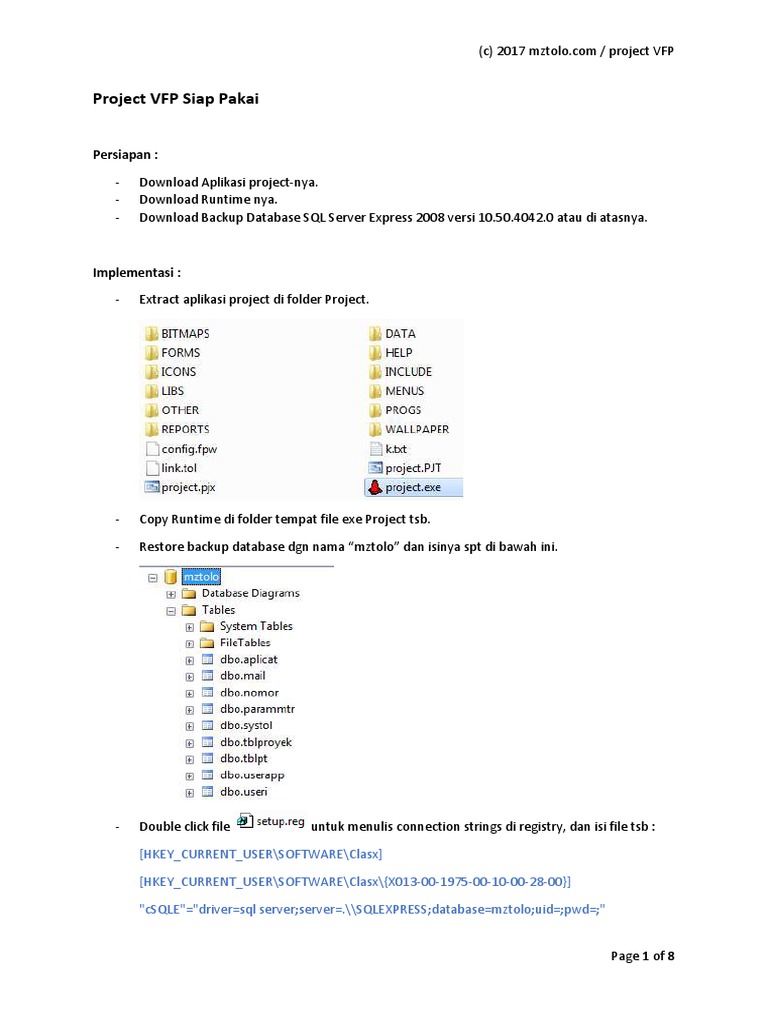 Project VFP Siap Pakai | PDF